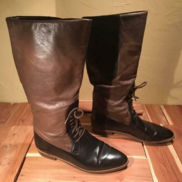 Maine Woods | Shoes | Vintage Maine Woods Black Brown Jockey Boots Si ...
